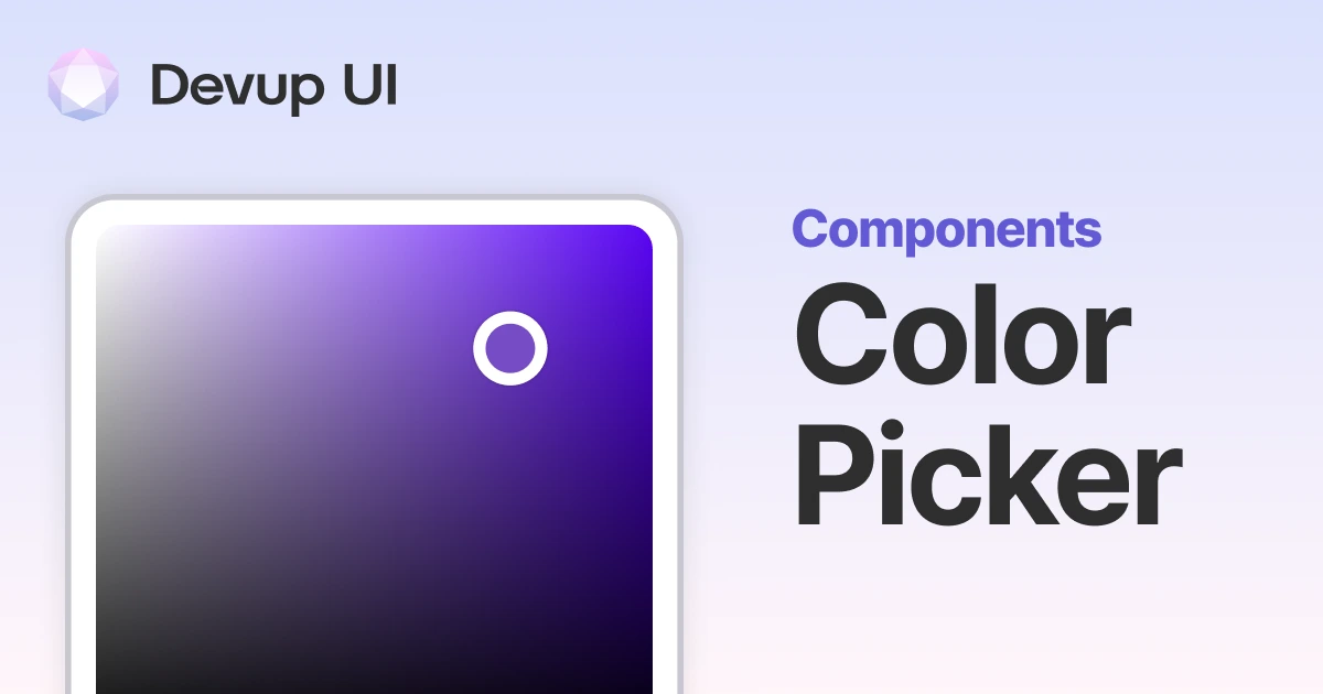 Devup UI - Color Picker